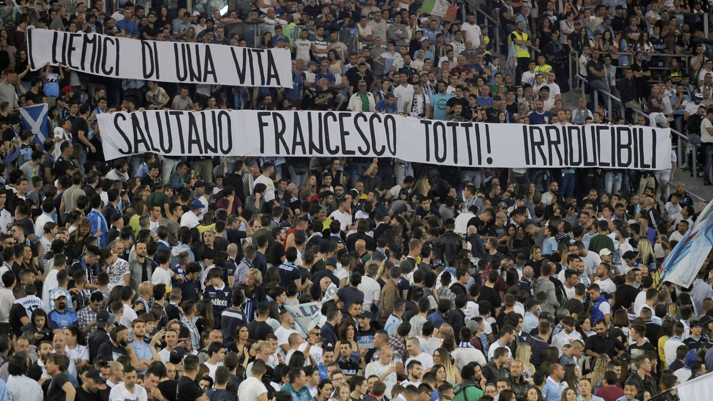 Lazio's Ultras Write Open Letter to 'Enemy of a Lifetime' Francesco ...