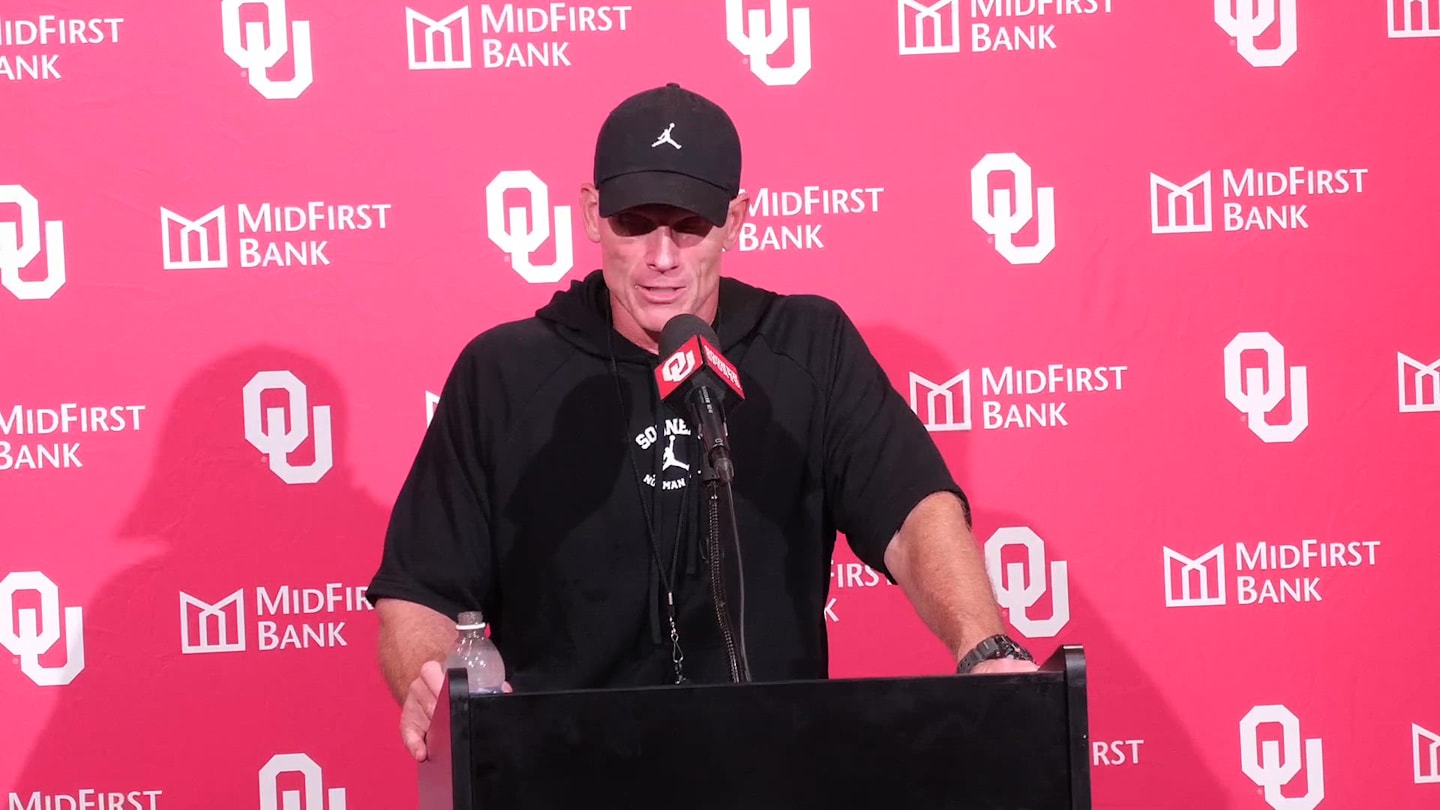 Watch: Oklahoma HC Brent Venables Temple Interview