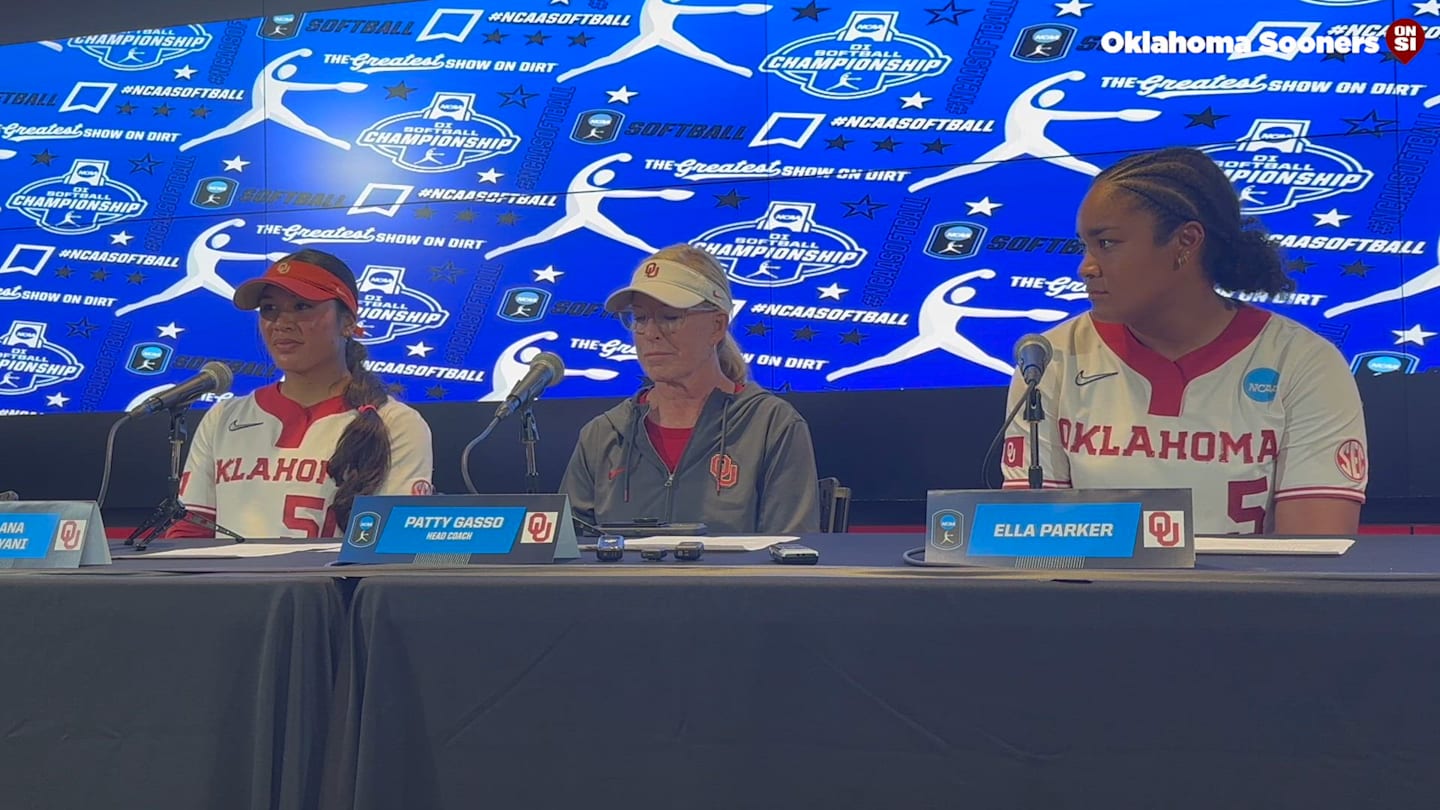 WATCH: Oklahoma HC Patty Gasso, Players' Cal Postgame Interview