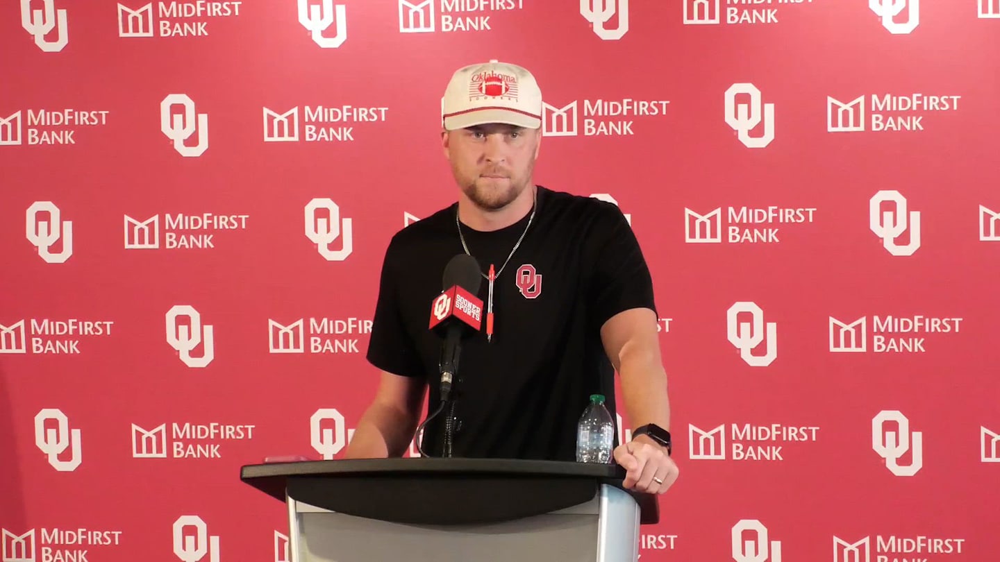Watch: Oklahoma OC Ben Arbuckle Press Conference (Auburn Week)