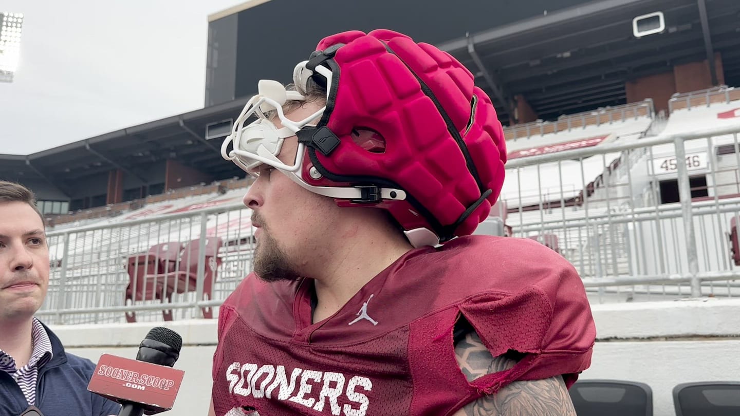 WATCH: Oklahoma OL Derek Simmons Spring Interview