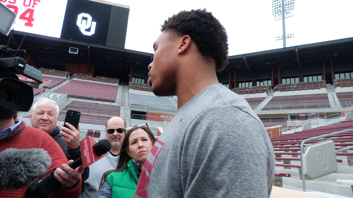 WATCH: Oklahoma RB Xavier Robinson Interview