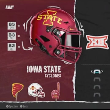 Spread & Over/Under Predictions for WVU vs. Iowa State