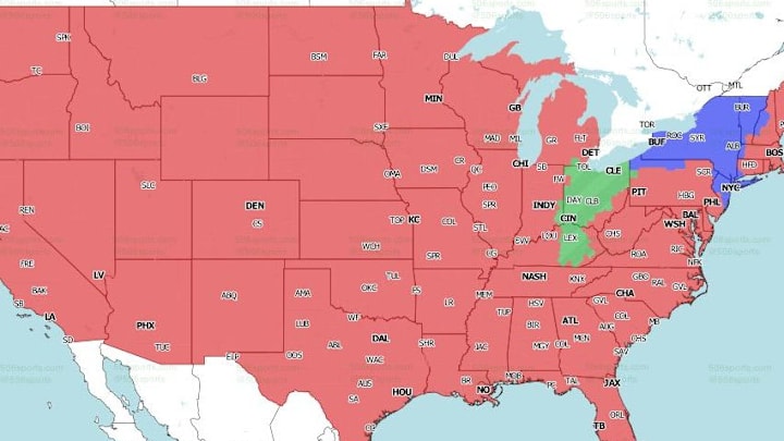 NFL coverage map 2020: TV schedule Week 7