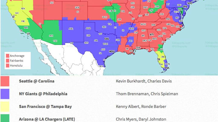 Nfl Week 6 2018 Patriots Coverage Map