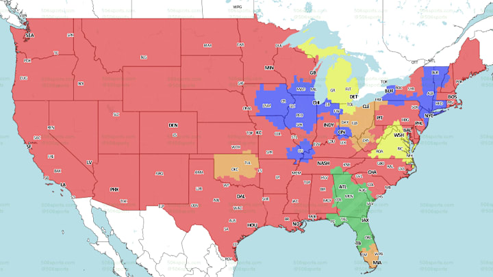 NFL coverage map 2019: TV schedule Week 12