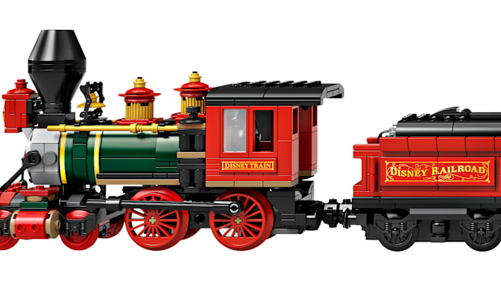 You can go on a magical train ride with LEGO's new Disney set