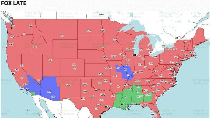 NFL Week 4: Broadcast map