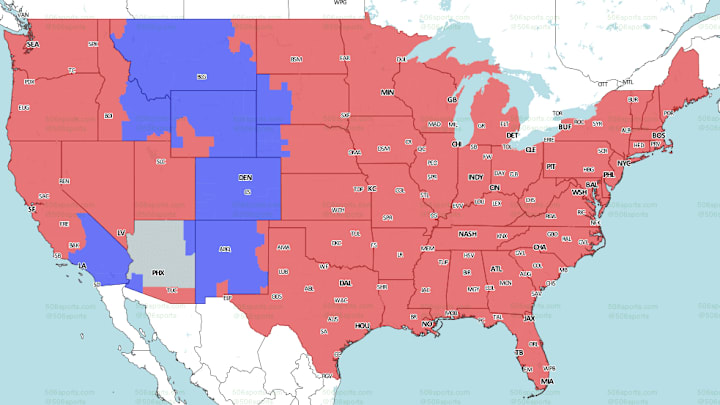 NFL coverage map 2019: TV schedule Week 13