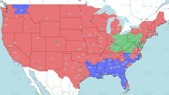 NFL coverage map 2019: TV schedule Week 6