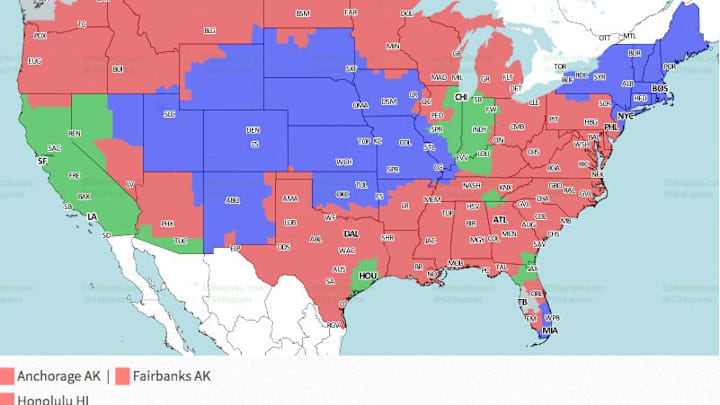 NFL Week 3: Broadcast map