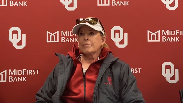 WATCH: Oklahoma Coach Patty Gasso Tulsa Postgame