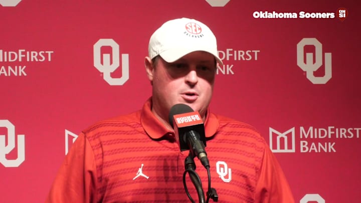 WATCH: Oklahoma Assistant LB Coach Wes Goodwin Crimson Combine Postgame