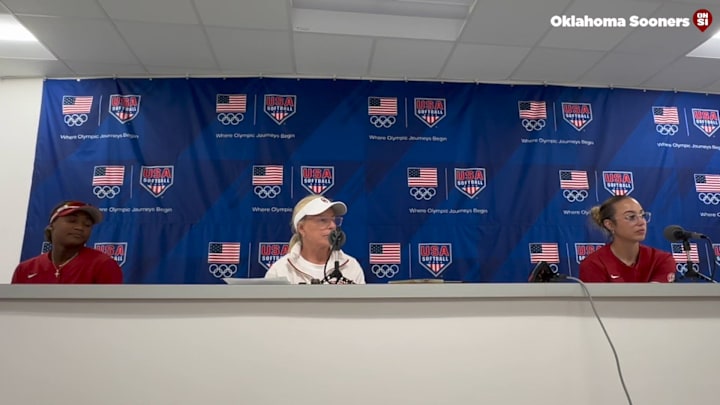 WATCH: Oklahoma Coach Patty Gasso, Players' Bedlam Postgame Interview