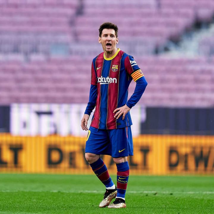Lionel Messi's Barcelona future in serious jeopardy as contract talks ...