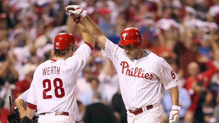 Phillies win the NL pennant 10 years ago today in Los Angeles