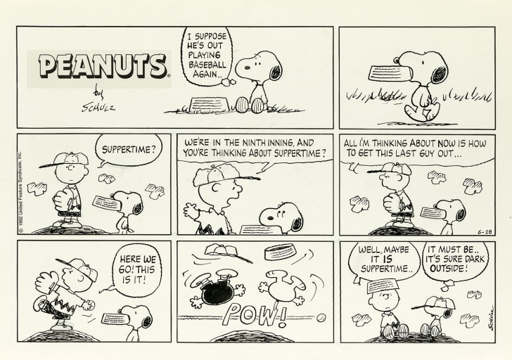 An Original Peanuts Comic Strip Can Be Yours—for $30,000 | Mental Floss