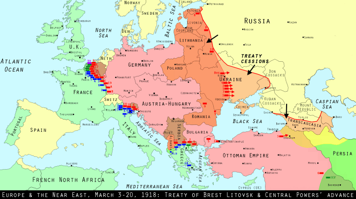 WWI Centennial: The Treaty of Brest-Litovsk | Mental Floss