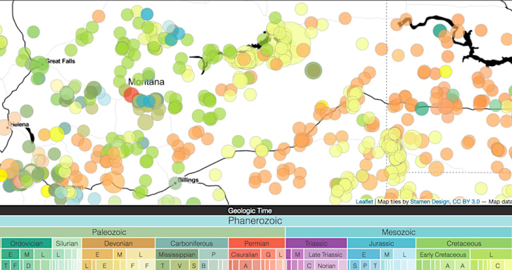Interactive Map Plots Where Every Known Fossil Was Discovered | Mental ... Interactive Map Plots Where Every Known Fossil Was Discovered | Mental ...