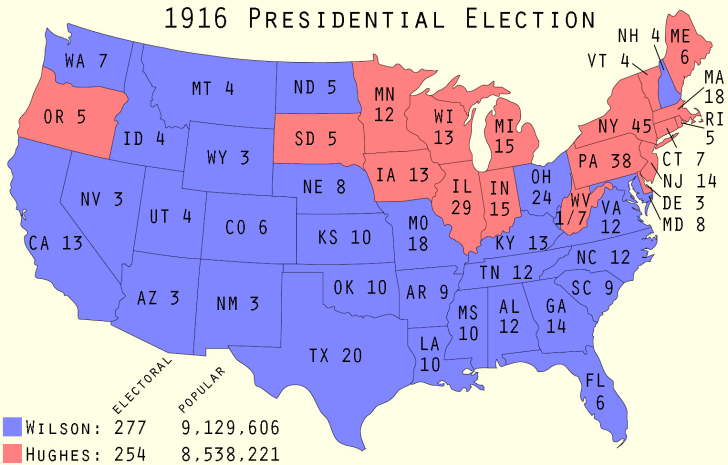 WWI Centennial: Wilson Wins Reelection | Mental Floss