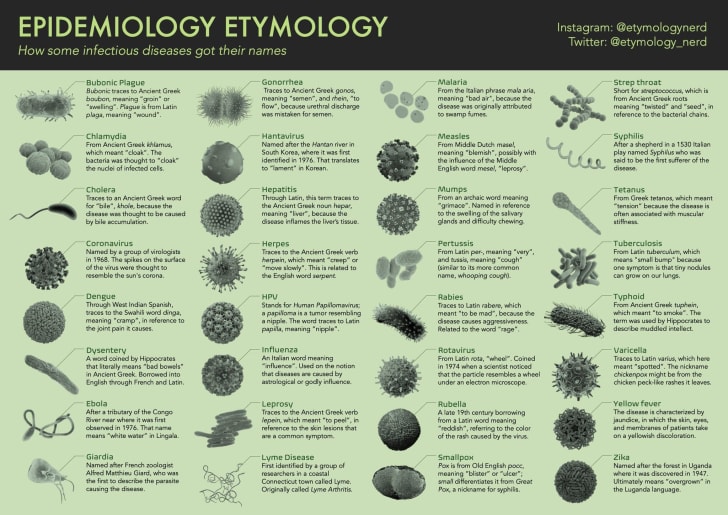 Infectious Disease Name Origins Mental Floss Infectious Disease Name Origins Mental Floss