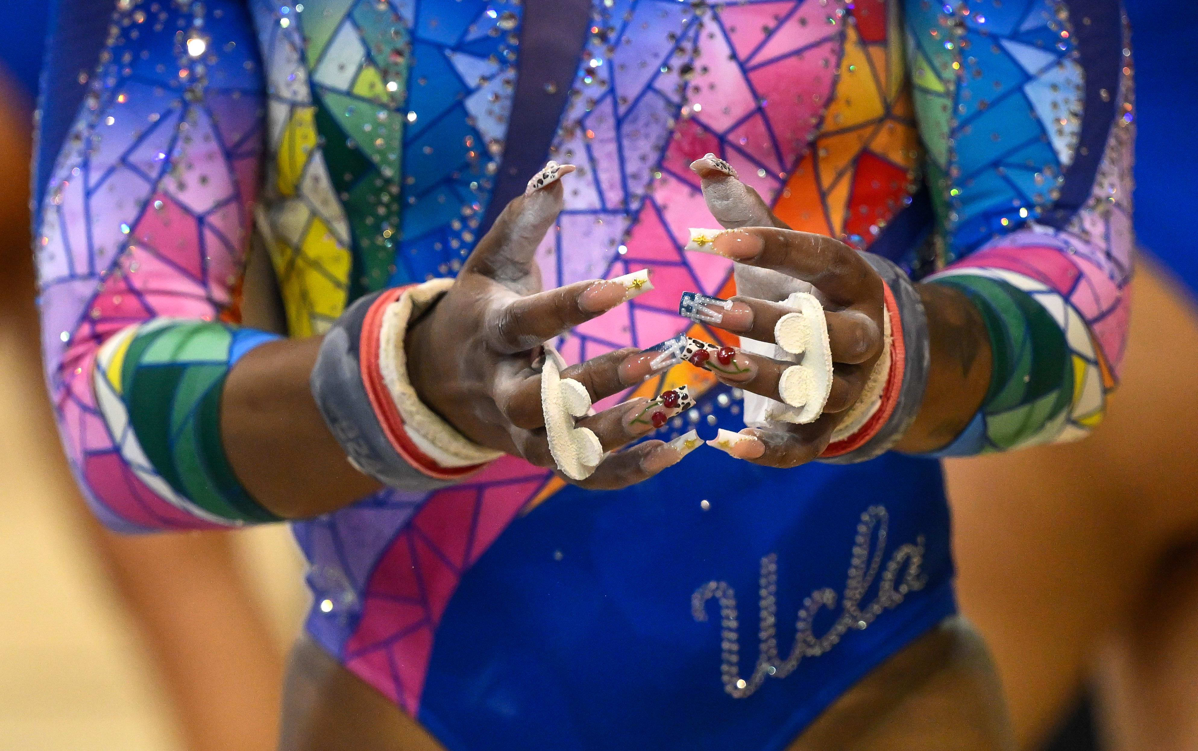 Jordan Chiles stuns in unique Coachella fit before UCLA heads to NCAA ...