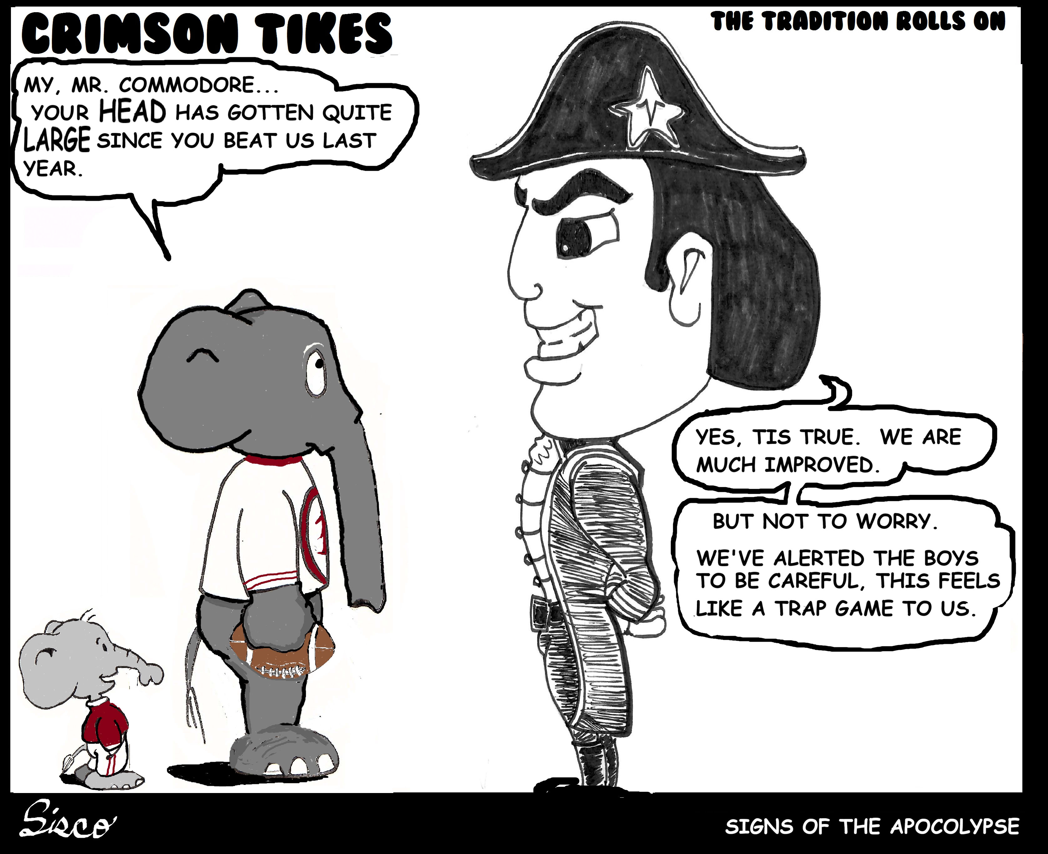 Crimson Tikes: Signs of the Apocalypse