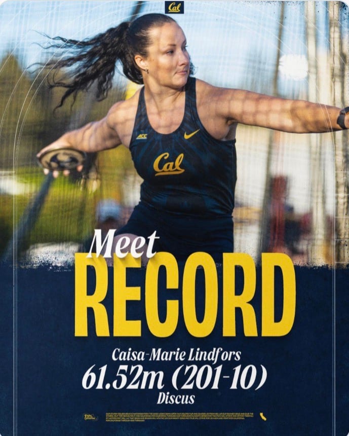 Another Big Meet Record for Mykolas Alekna in His Edwards Finale