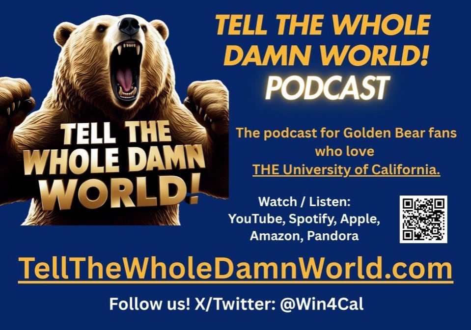 Passionate Cal Fan Determined to `Tell the Whole Damn World!'