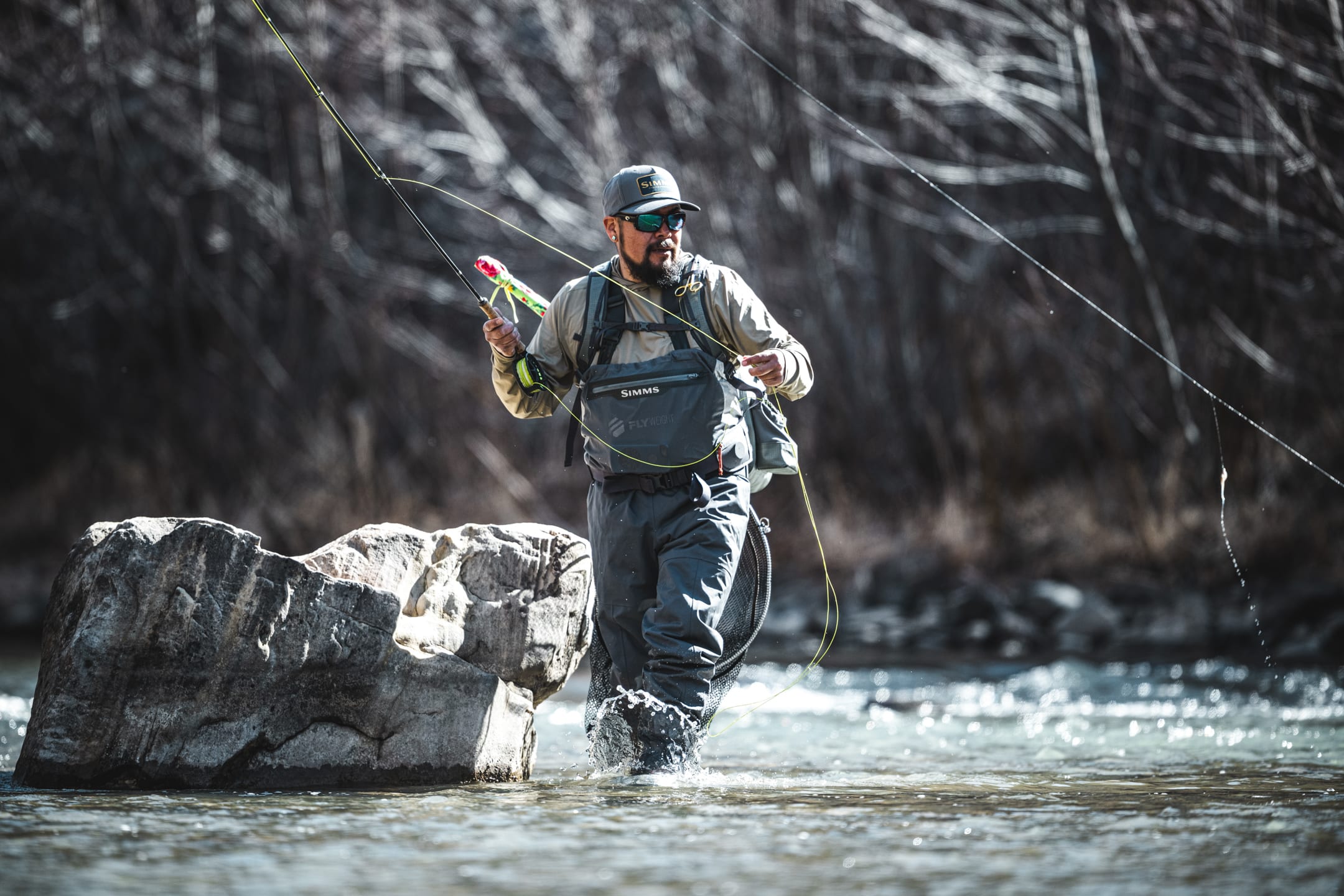Simms Improves the Wading and Travel Experience With Tough Flyweight Packable Waders