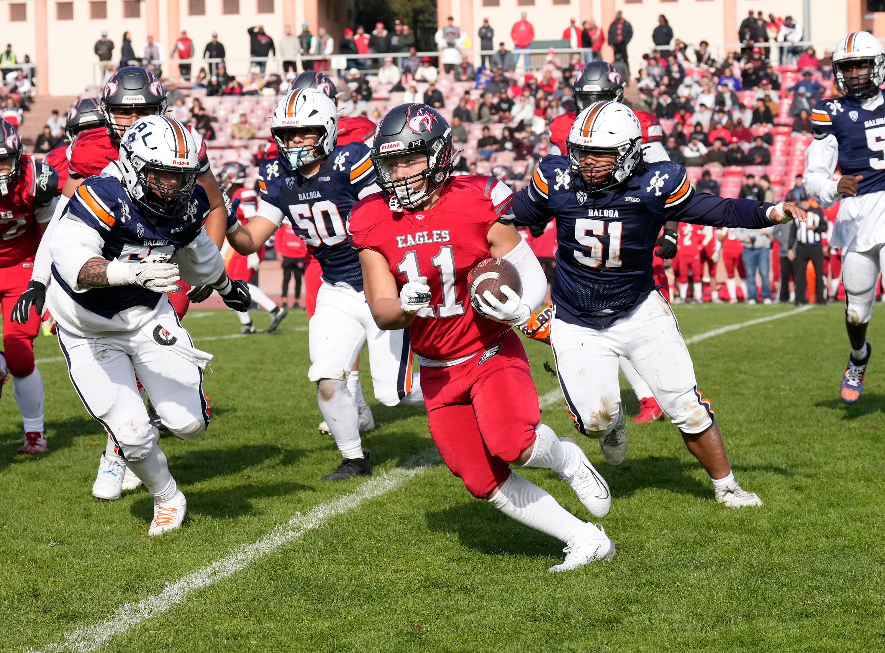 Thanksgiving Game at Kezar Stadium; Balboa survives 35 penalties ...