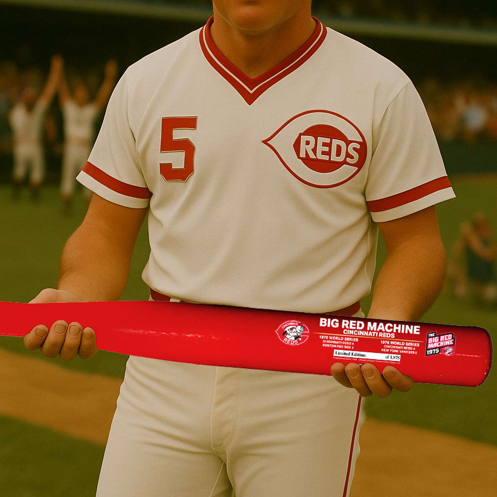 Cincinnati Reds 'Big Red Machine' Bat - Less Than 2,000 Made!