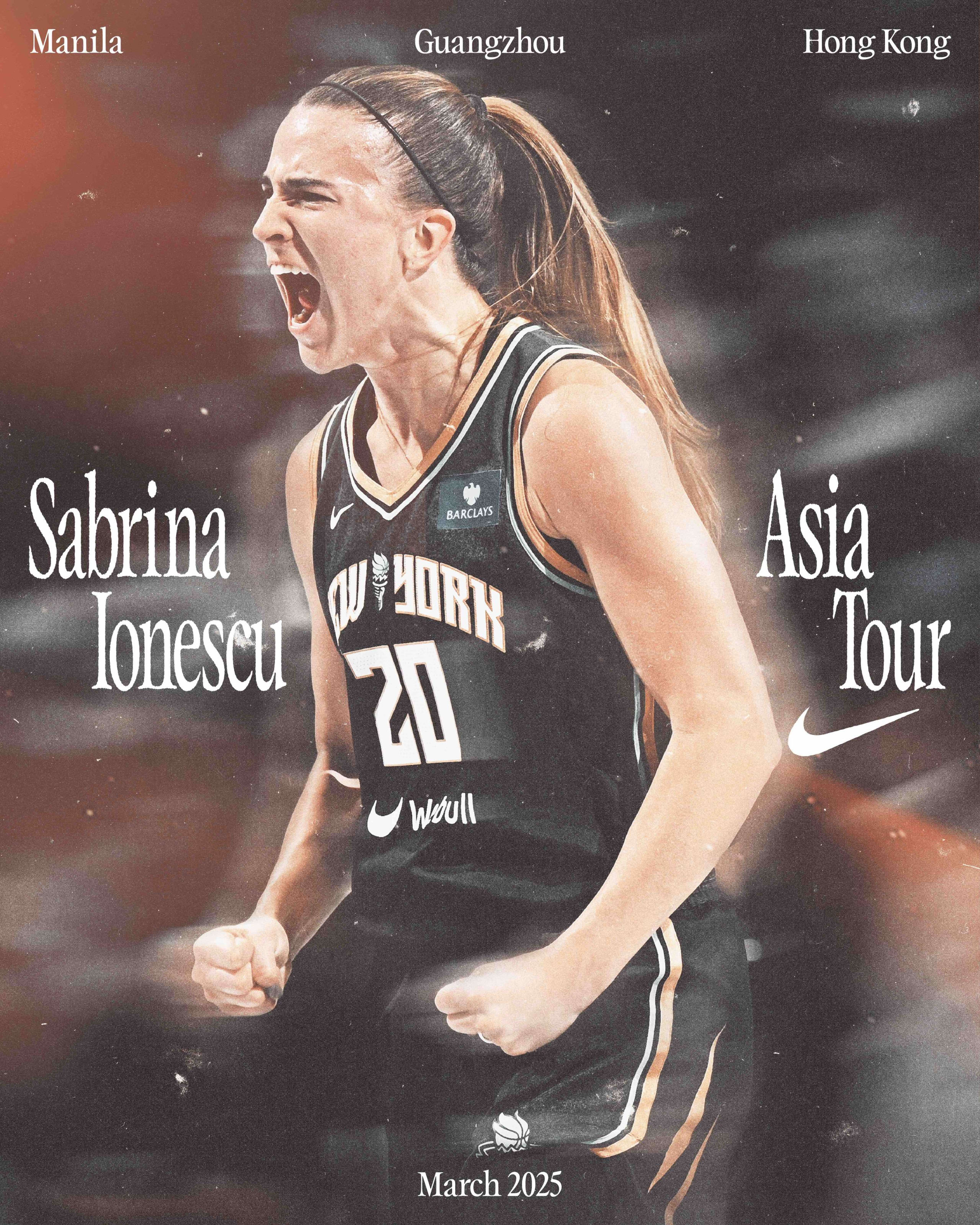 Sabrina Ionescu is embarking on a historic Nike Asia Tour