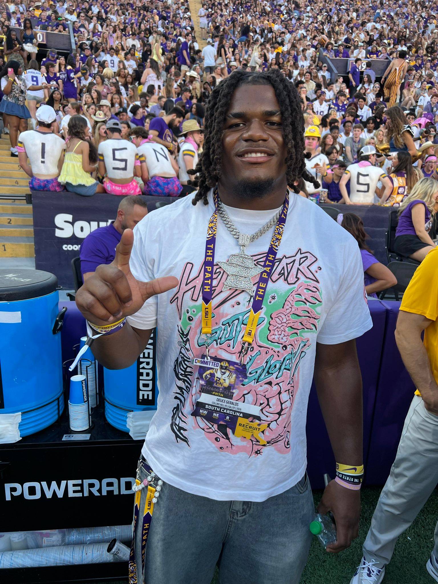 LSU Football Hosts Elite Commit, Top-10 Defensive Lineman in America ...