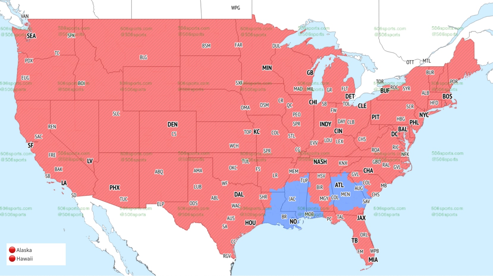 NFL TV Coverage Map Week 12: Full Breakdown of CBS, Fox Broadcasts