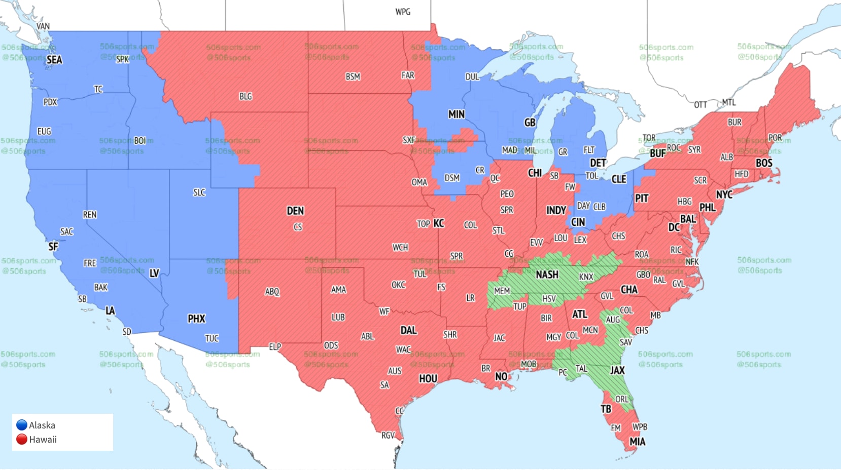 NFL TV Coverage Map Week 13: Full Breakdown of CBS, Fox Broadcasts