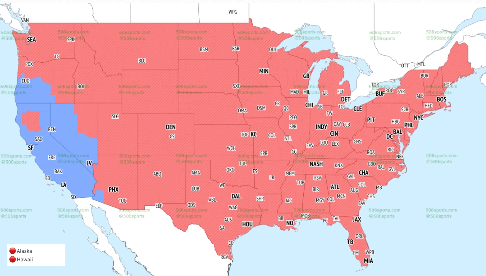NFL TV Coverage Map Week 13: Full Breakdown of CBS, Fox Broadcasts