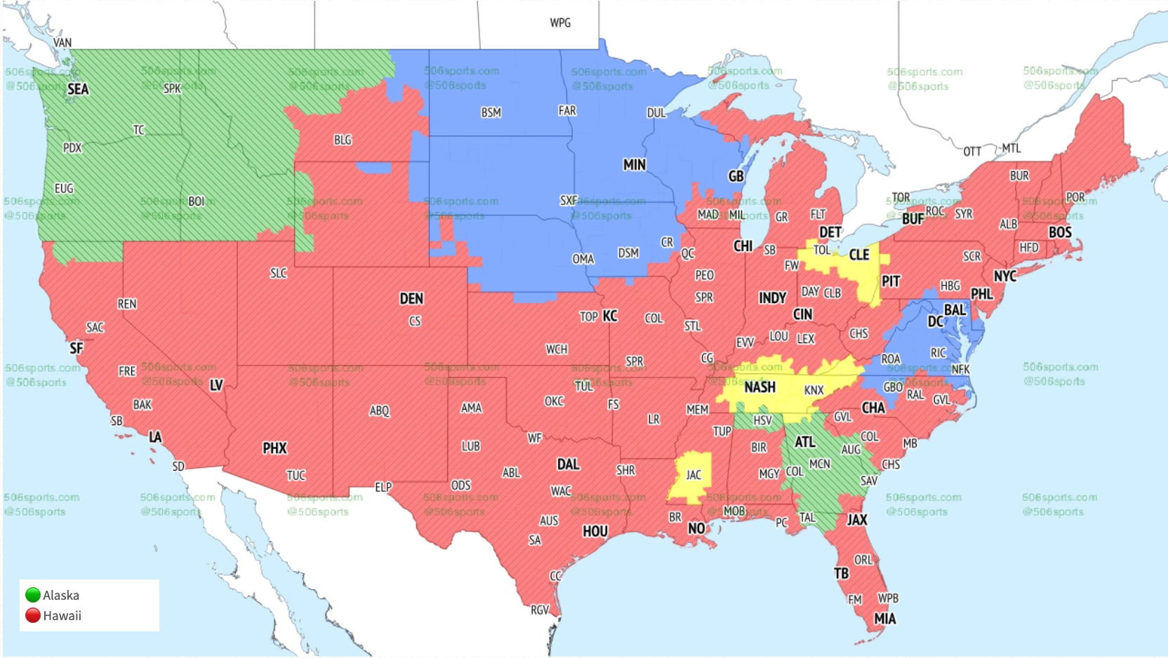 NFL Week 14 Coverage Map: Full Breakdown of CBS, Fox Broadcasts