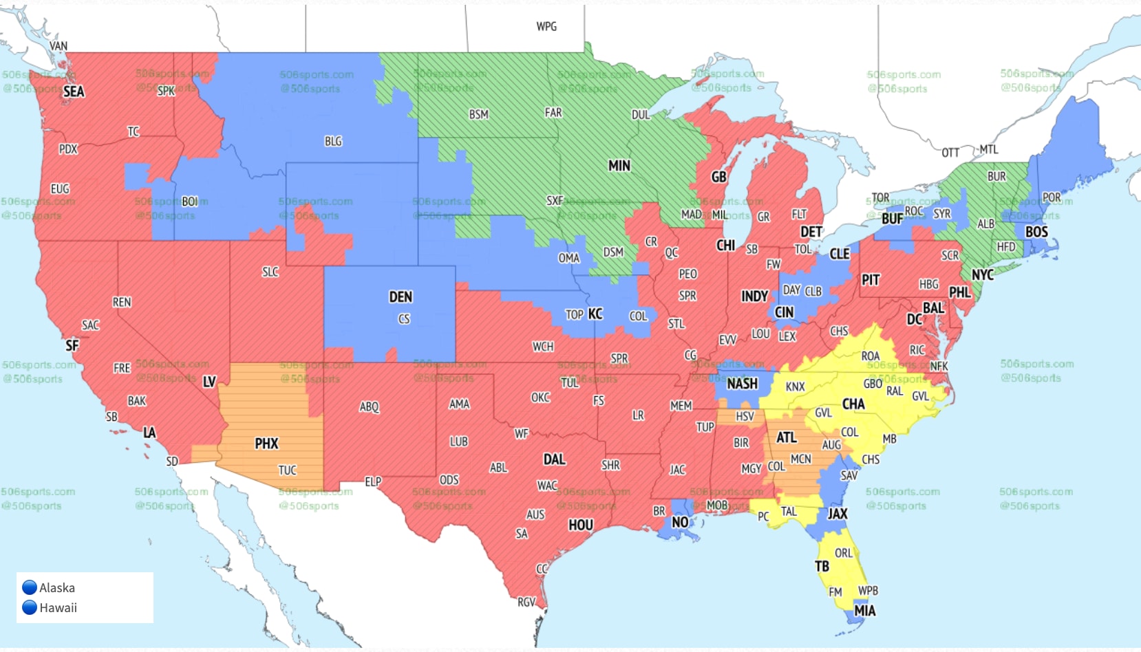 NFL TV Coverage Map Week 16: Full Breakdown of CBS, Fox Broadcasts