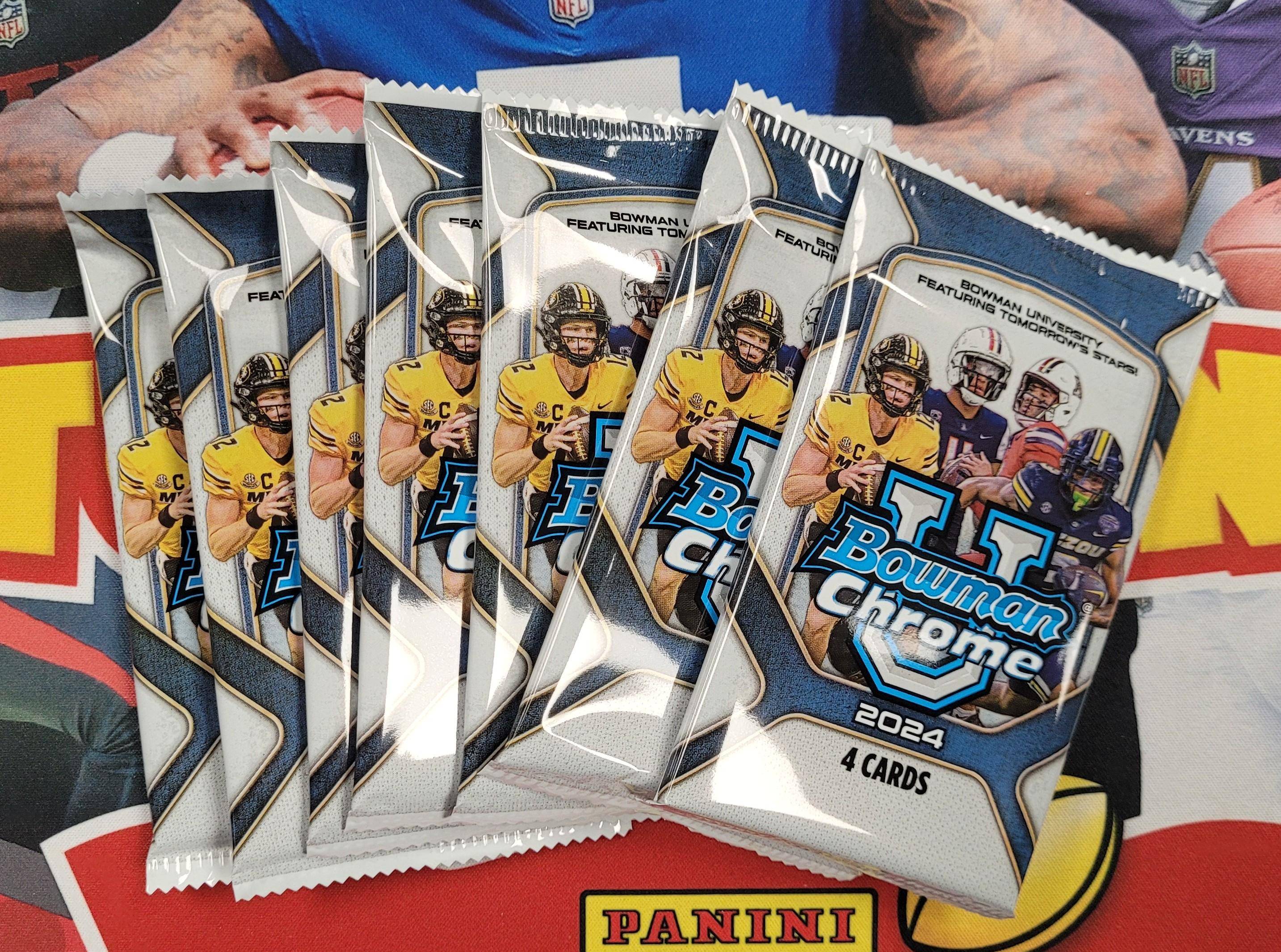 Reid's Rips: 2024 Bowman University Chrome Football Blaster Box