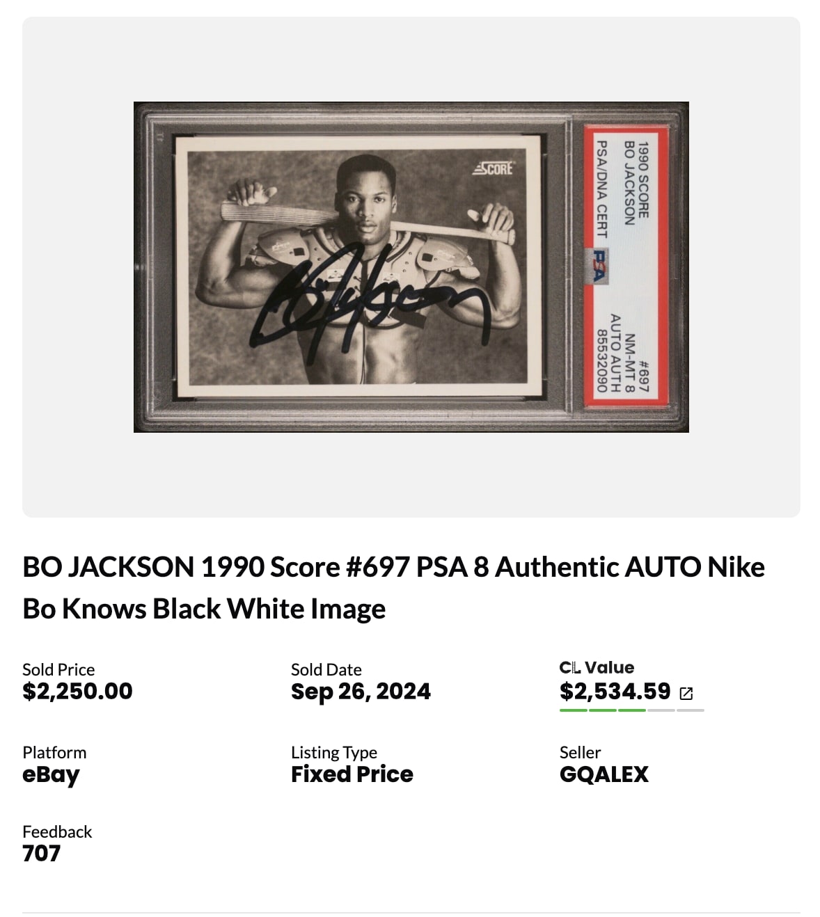 The Most Iconic Card of the 90s? Bo Knows!