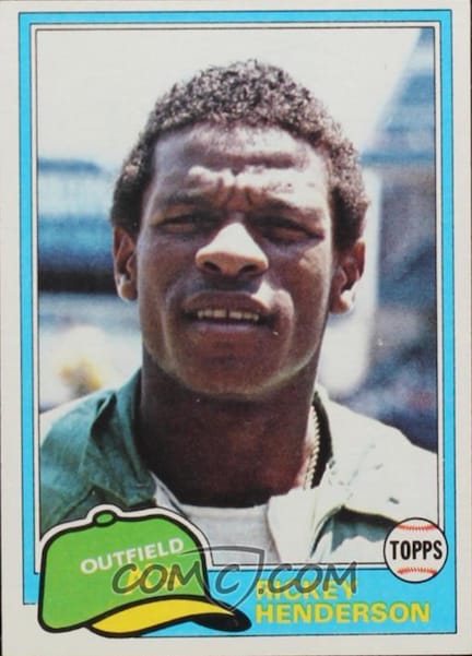 Rickey Henderson: A 1980s Icon Seen Through His Baseball Cards