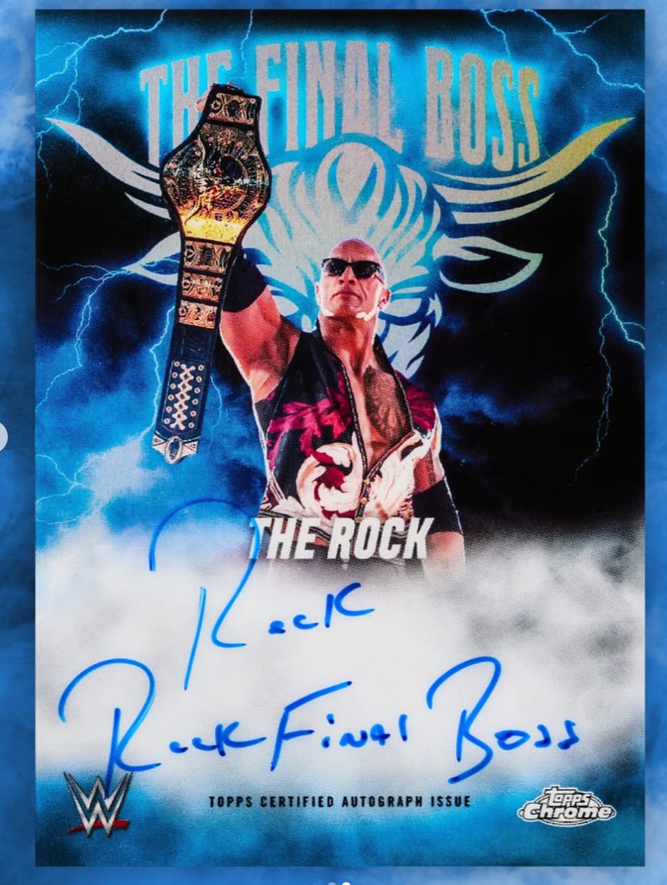 Topps Release More Chase Card Autos of the Rock and Stone Cold Steve Austin