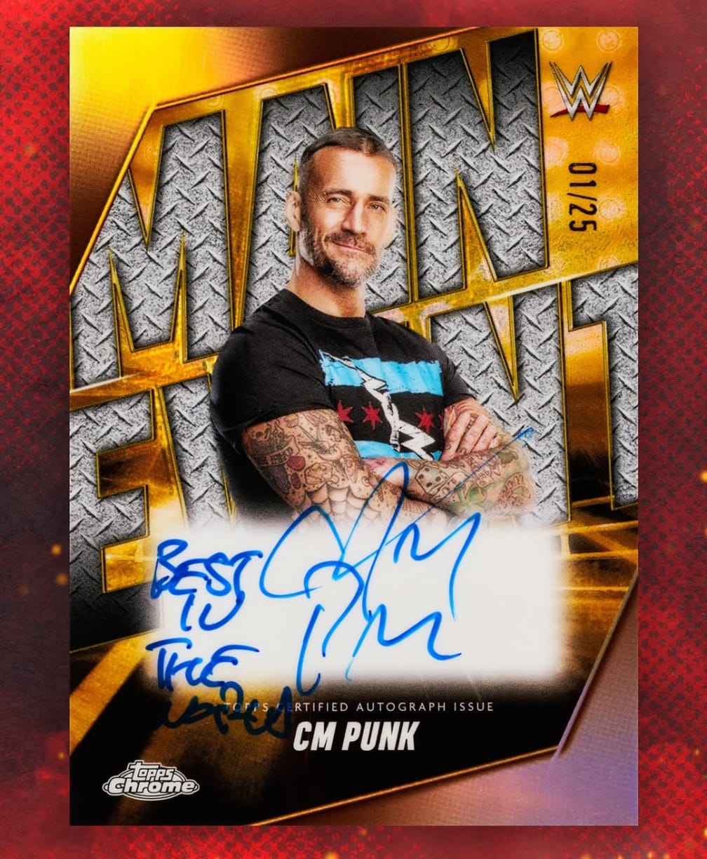 cm punk signed
