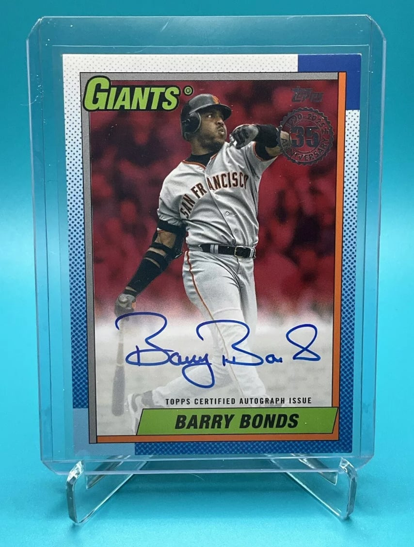 2025 Topps Baseball Series 1 Watch: The Barry Bonds Market