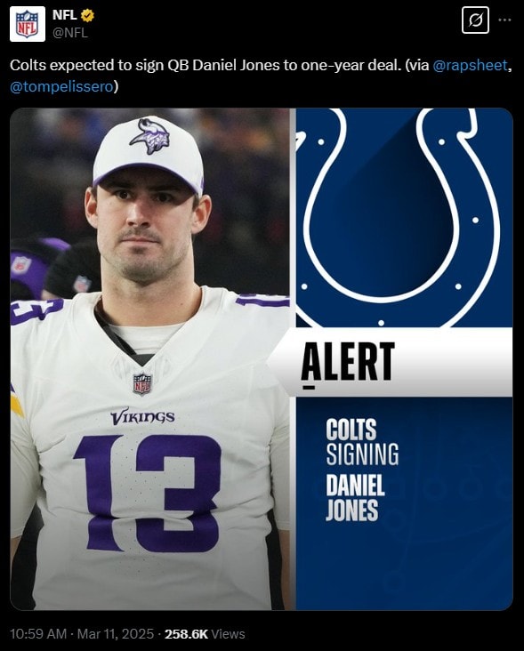 Daniel Jones Impact On Anthony Richardson's Card Market