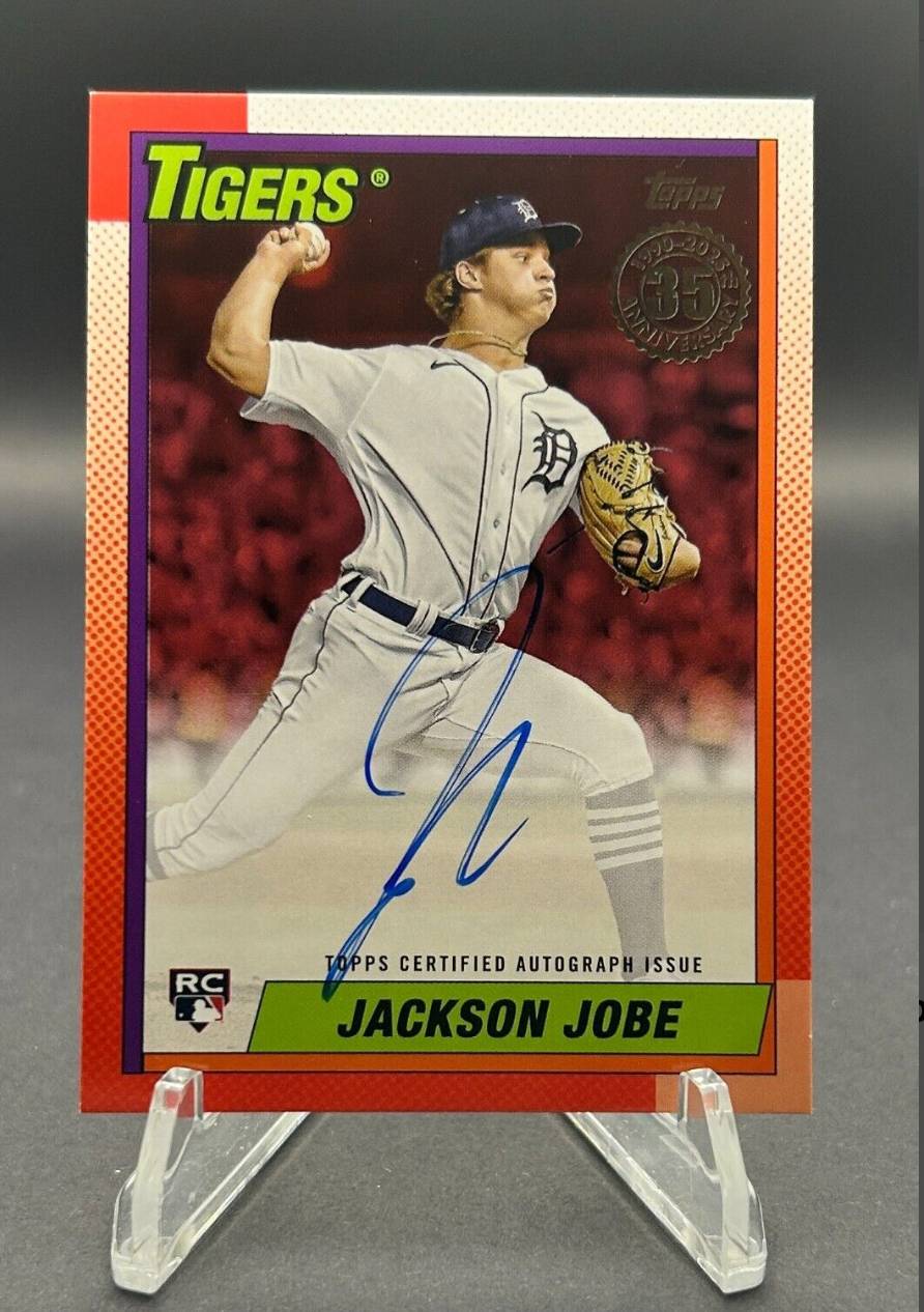 Jackson Jobe Cards After the Top Prospect is Named to Tigers Rotation