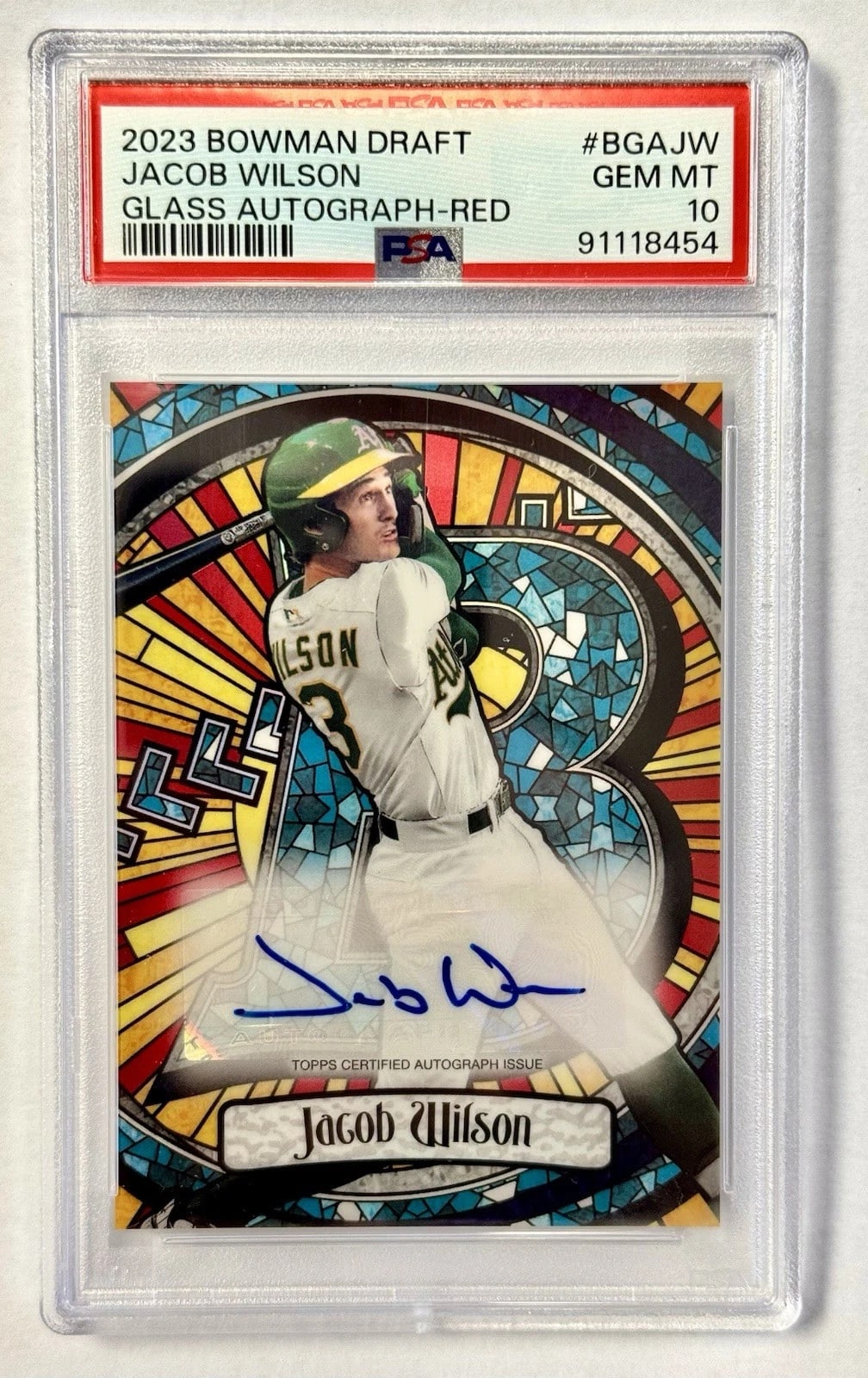 Jacob Wilson Hot Start and Topps Series 1 Rookie Cards