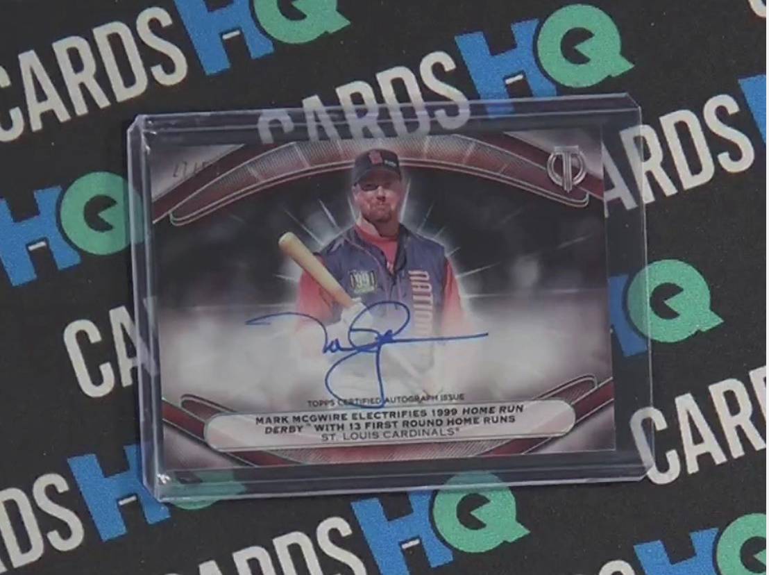 2025 Topps Tribute Baseball Calls Its Shot With Mark McGwire and Chris ...