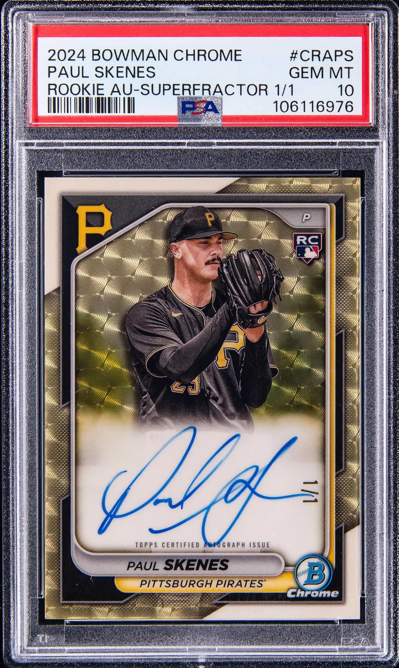 A look at the Paul Skenes card market if he gets traded to the Mets